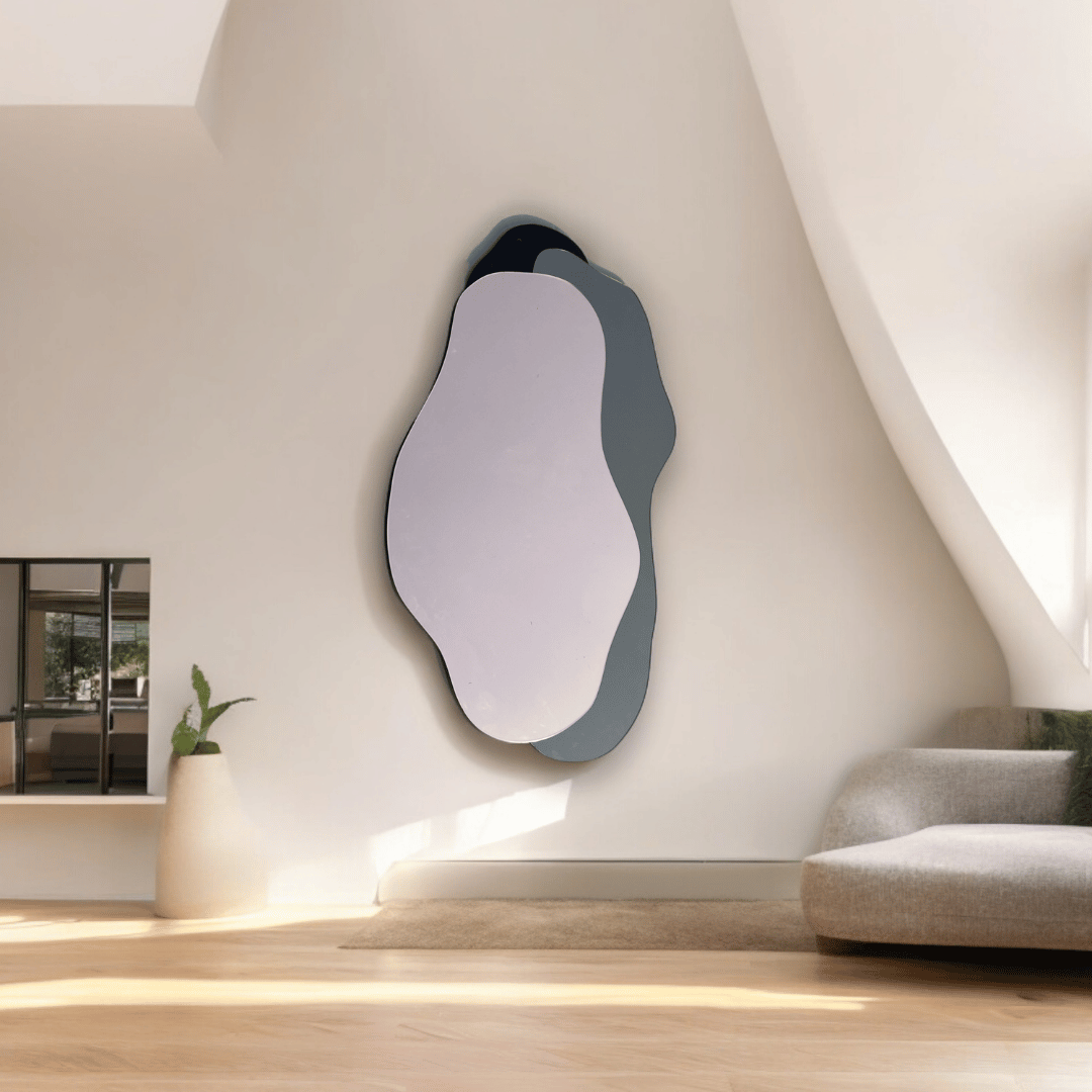Puddle Mirror | Luxury Three-Tone Glass Wall Mirror | La Dimora – The ...