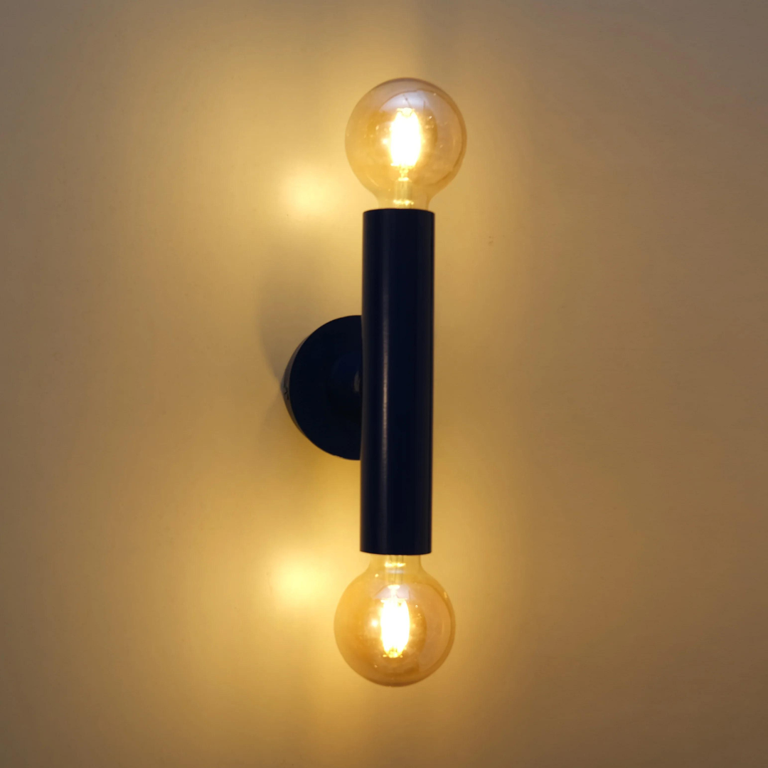 Modern Twin Blue Pop Color Wall Sconce | Up & Down Lighting – The ...