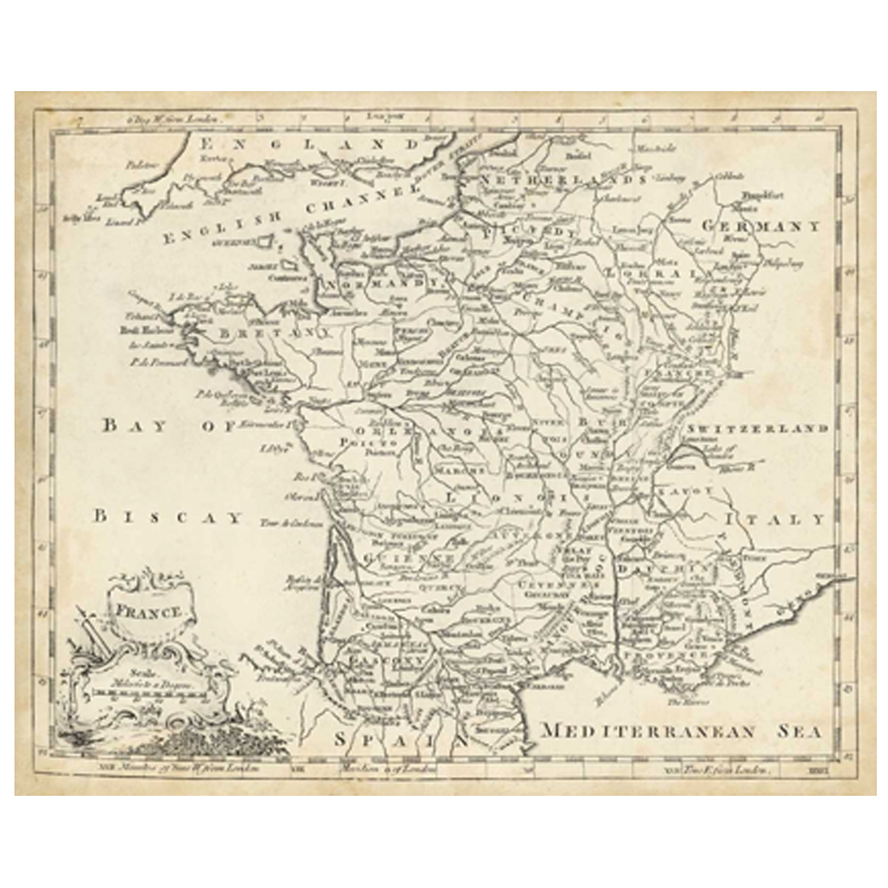 Map of France – The Living Influence