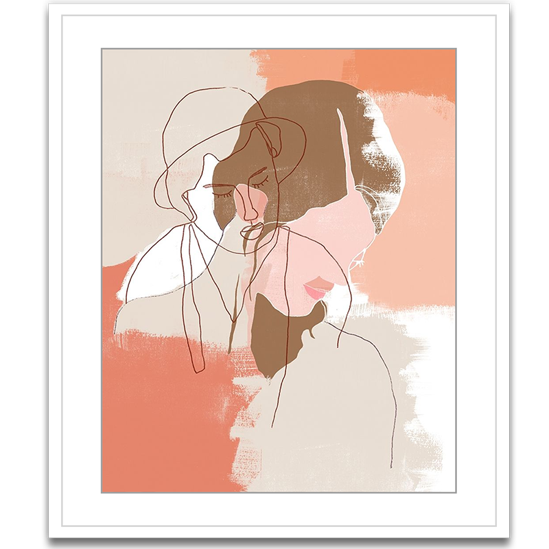 Painted Contour Portraits I – The Living Influence